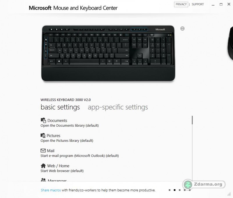 Mouse And Keyboard Center
