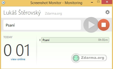 Screenshot monitor - sledování činnosti na PC a zachycení obrazovky | Zdarma.org